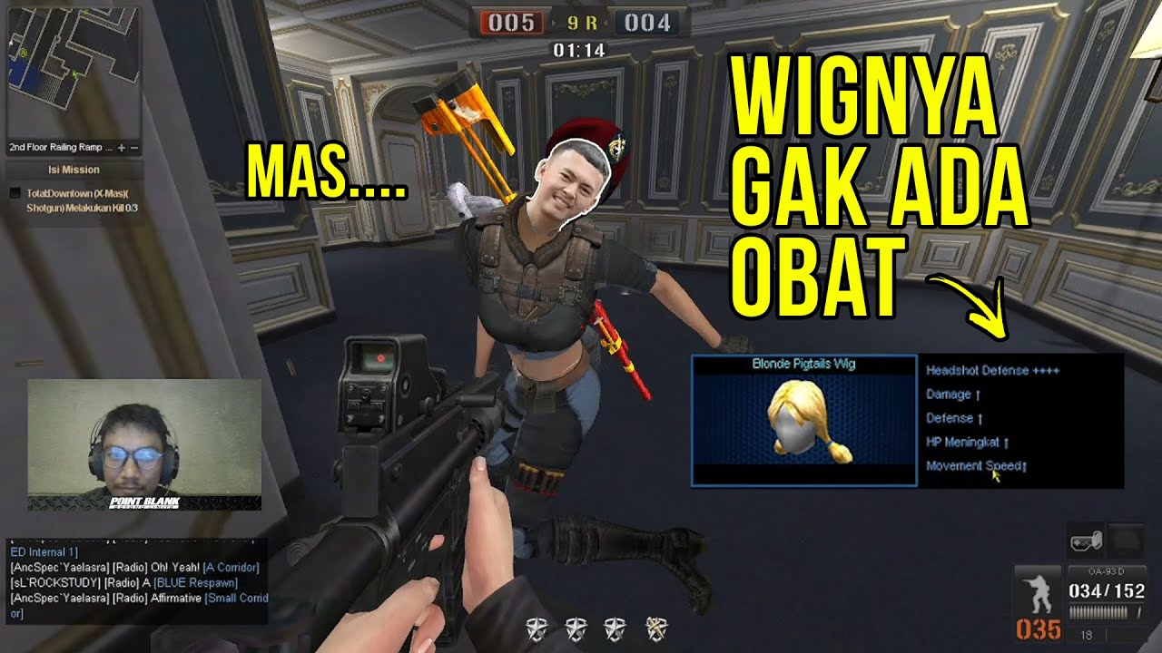 Main PB lagi! Nyobain Blonde Pigitals Wig! | Gameplay Point Blank ...