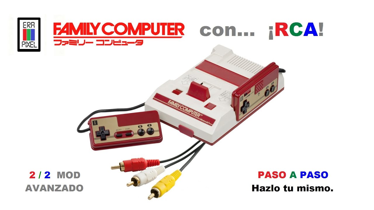 Consola Nintendo FAMICOM - Mod AV Avanzado 2/2 - YouTube