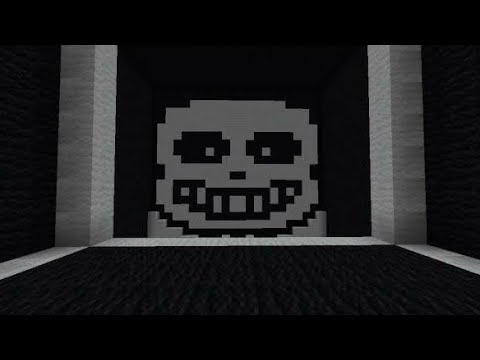 MCPE Sans Fight (Undertale) - YouTube