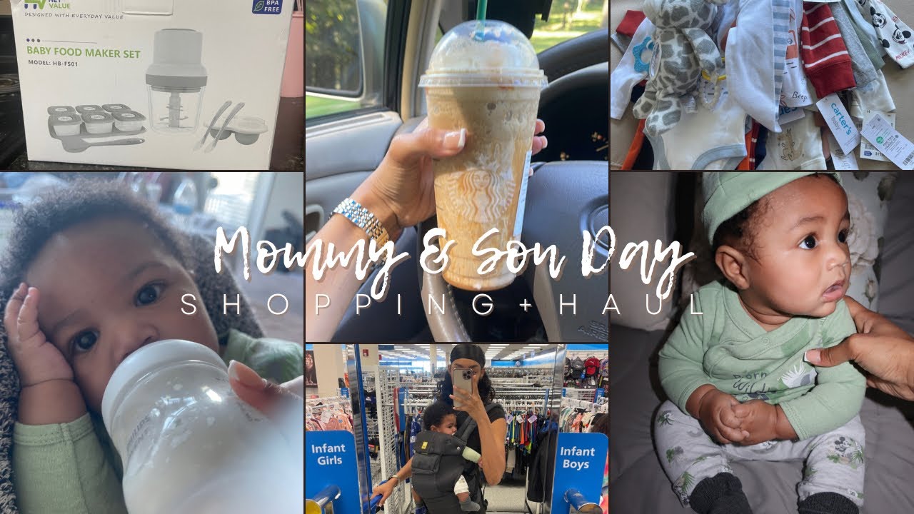 Mommy And Son Day Vlog Shopping Haul Youtube