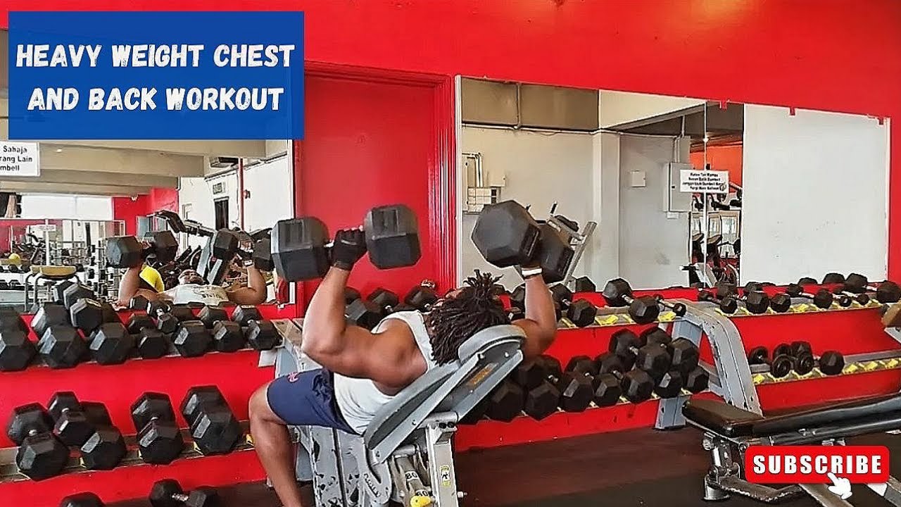 Heavy Weight Chest and Back Workout - YouTube