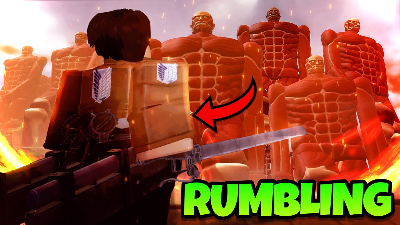 I BEAT THE RUMBLING SOLO In Roblox Attack On Titan Revolution UPDATE 2 ...
