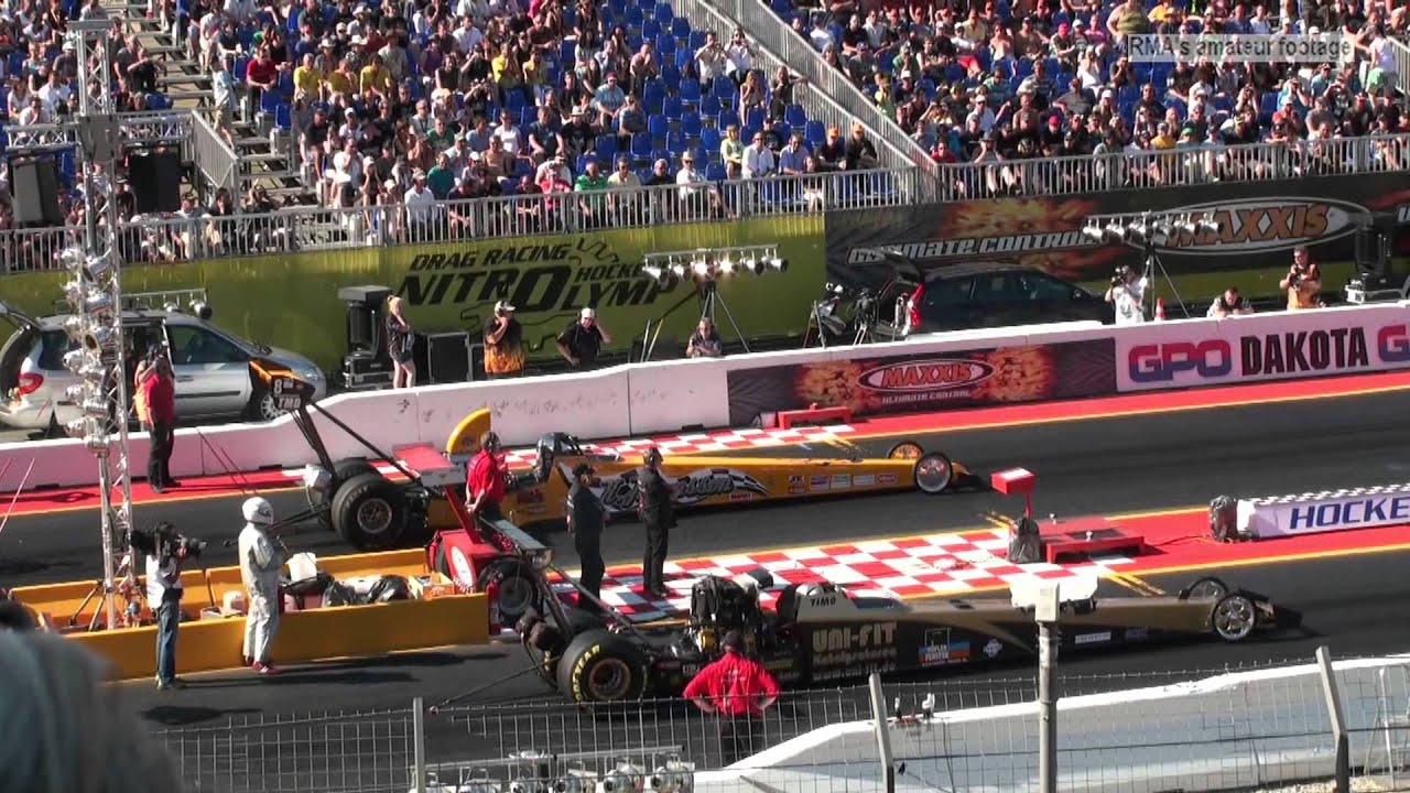 Drag Racing 2012 - Top Methanol Dragster Qualy #3 - NitrOlympX ...