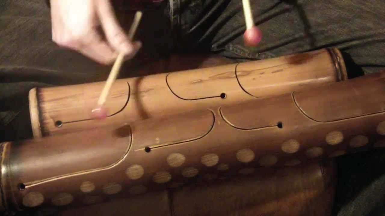 Bongo Bambú Set de 3 y 4 Notas - Bamboo Percussion - Percusión ...