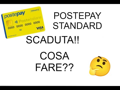Come rinnovare la Postepay Standard Scaduta - YouTube