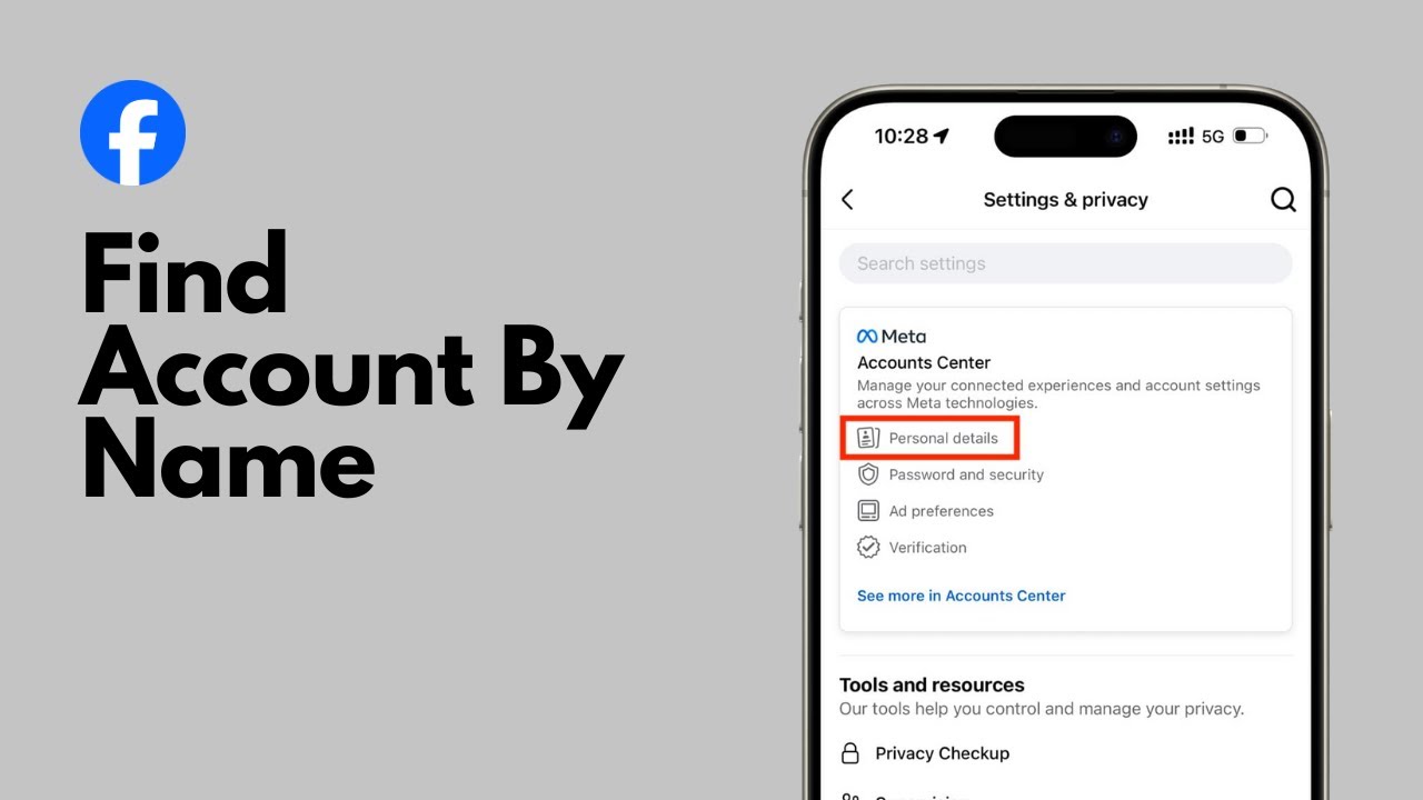 How To Find Facebook Account By Name - YouTube