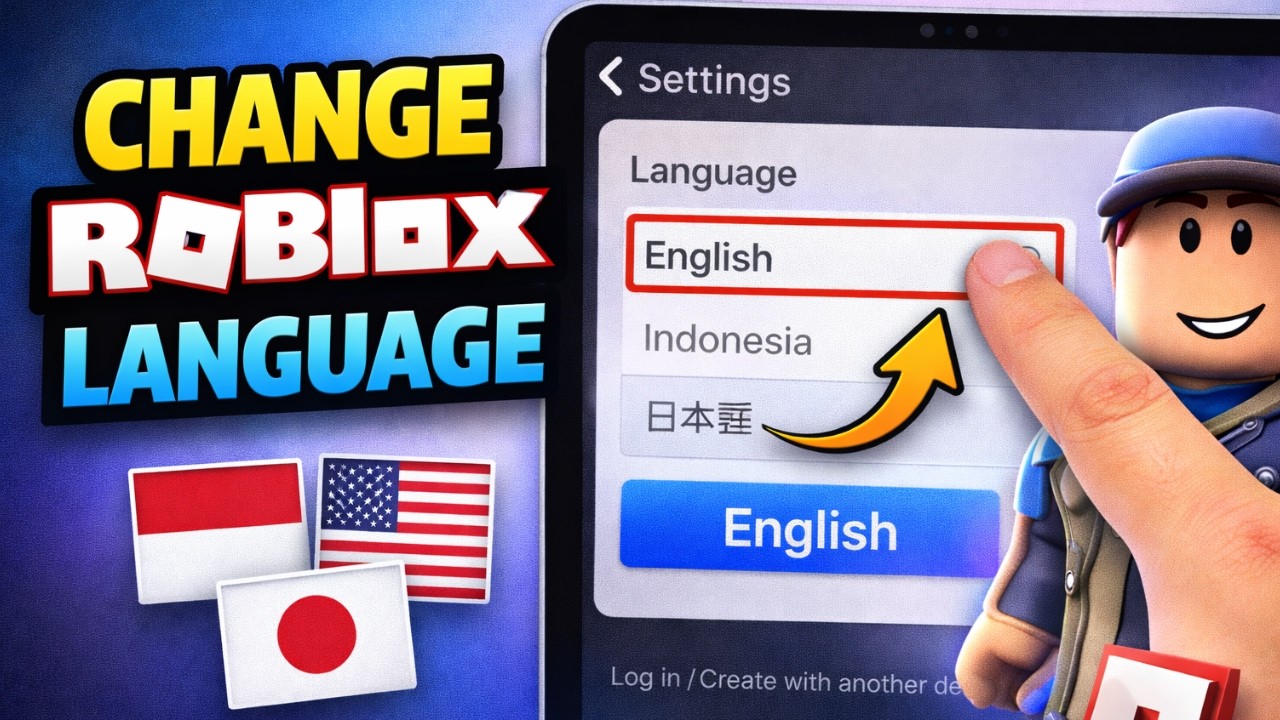 How to Change Roblox Language on Tablet (2026) – Step by Step - YouTube