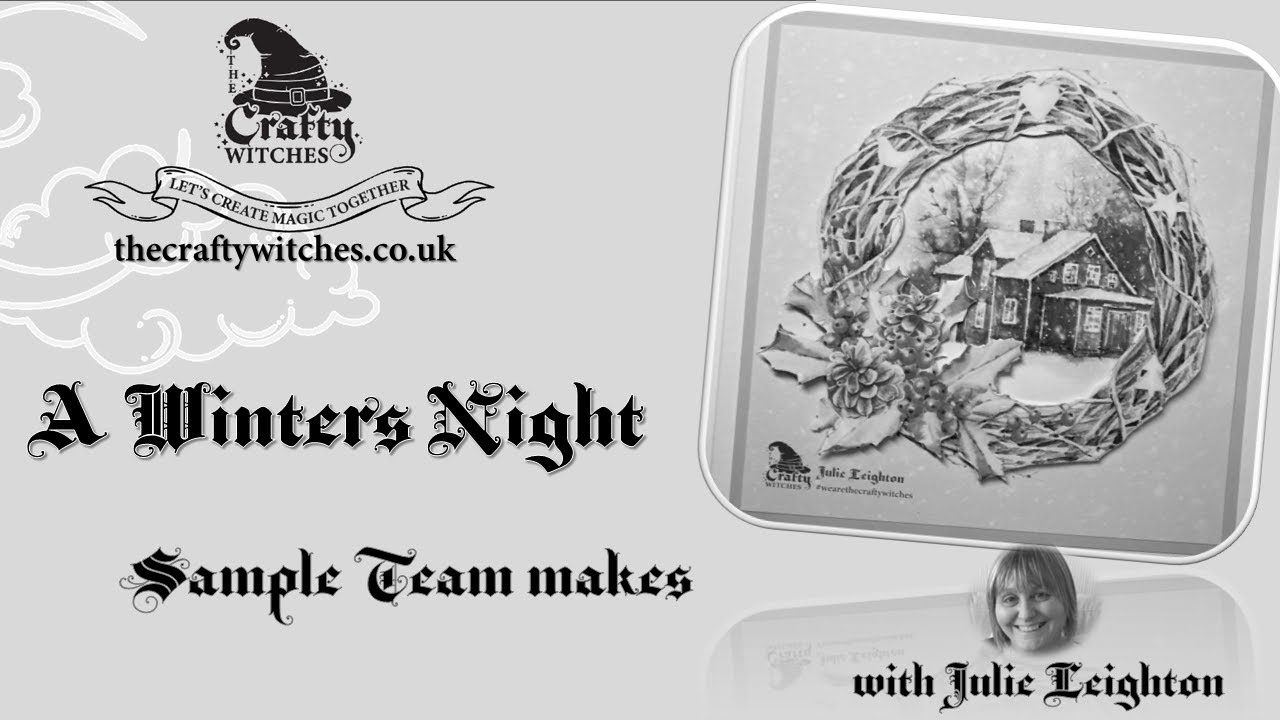 A Winters Night - Sample Team makes with Julie Leighton - YouTube