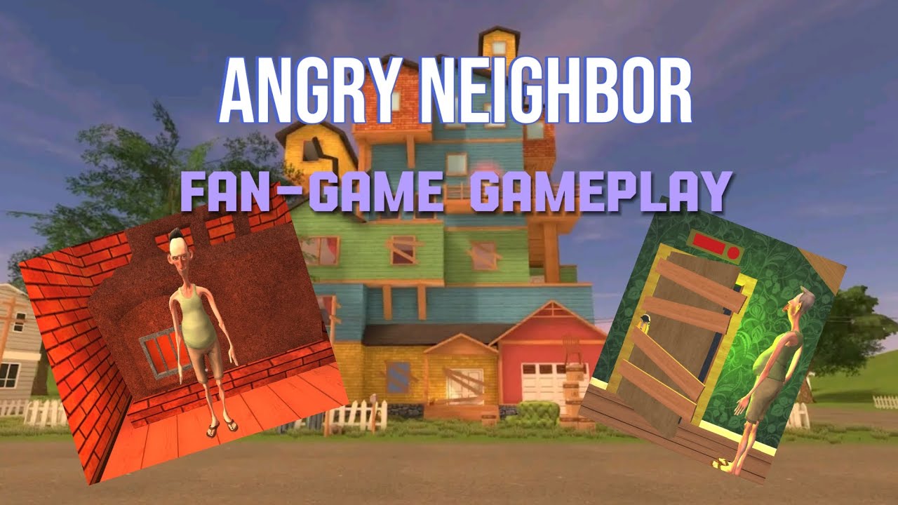 Angry Neighbor Parkour Fan Game - YouTube