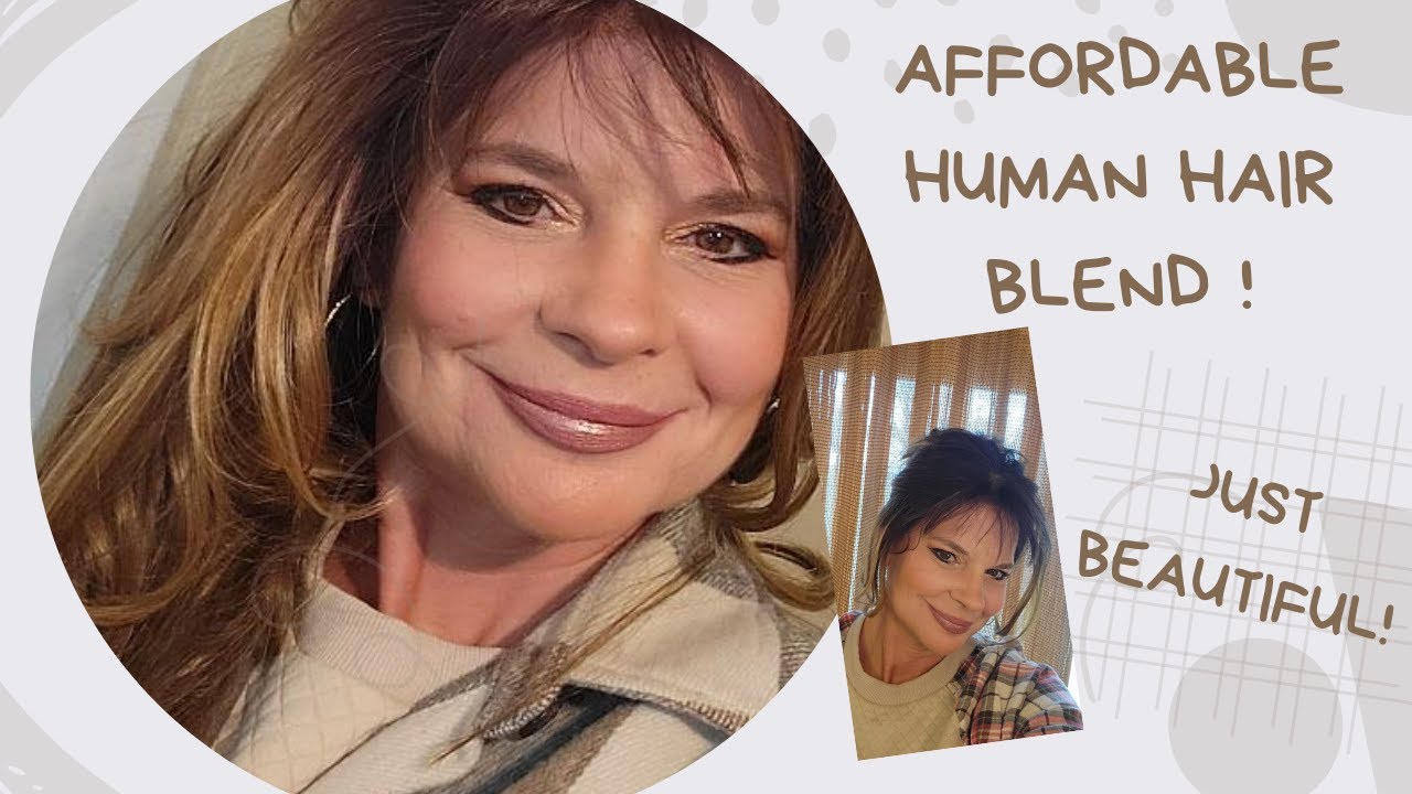 Human Hair Blend Wig I Zury Sis Shanny in FFT Caramel Blonde I ...