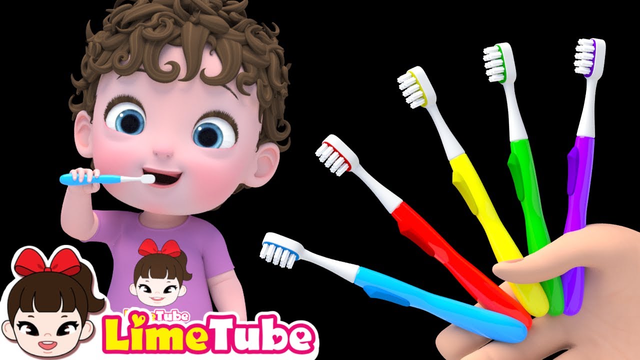 Brush, Brush, Brush Your Teeth! 🦷🎶 Fun Kids Songs Compilation | Nursery ...
