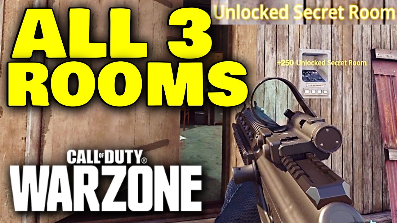 How to UNLOCK All 3 Shacks Secret Rooms Keycodes Locations (Warzone ...