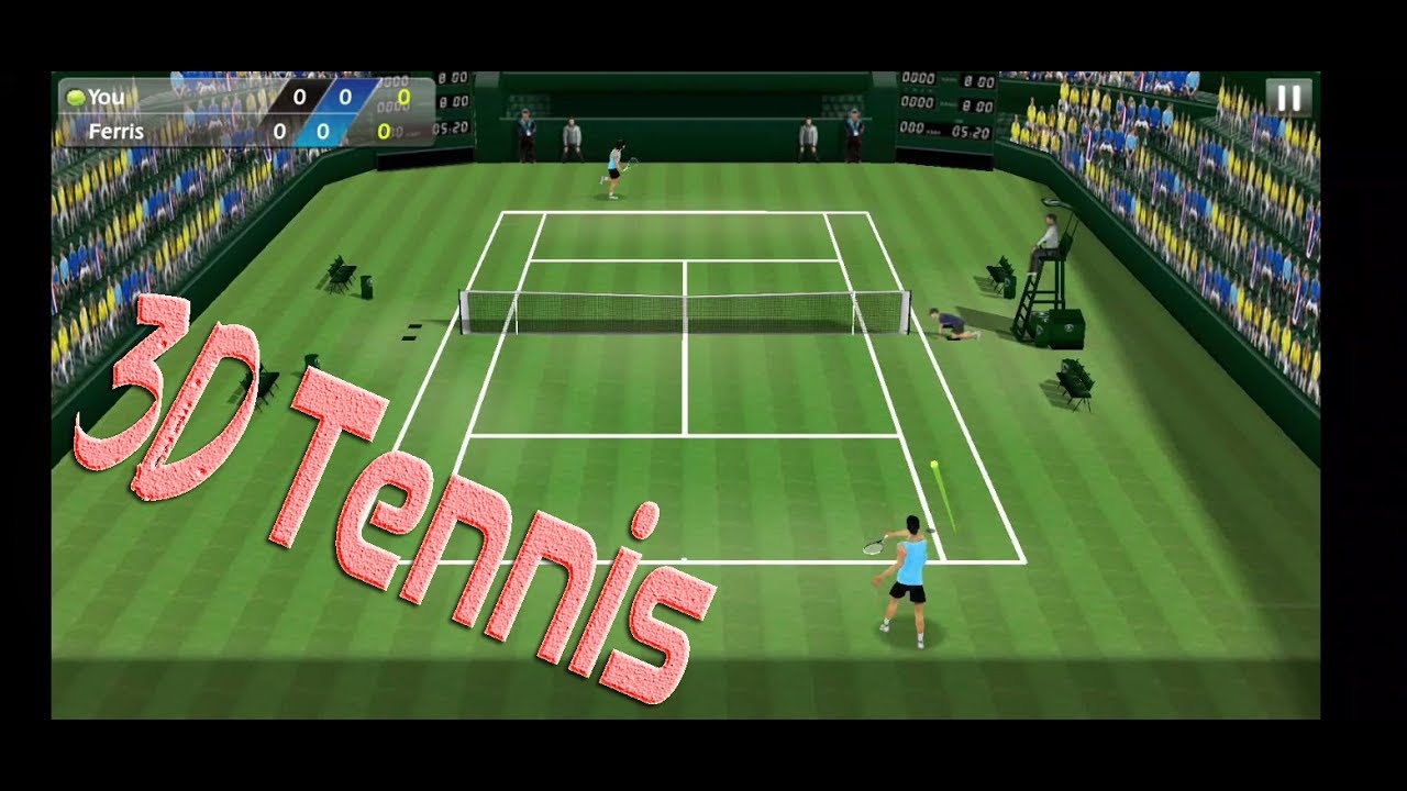 3d tennis, tennis game android, ios tennis game, tennis championship ...