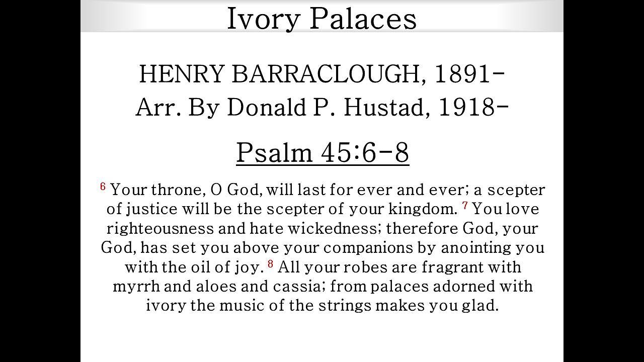 Ivory Palaces - YouTube