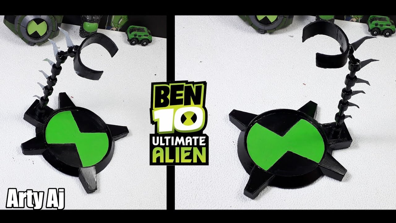 How To Make Ben 10 ultimate Designed Stand For Action Figures|| Diy ...