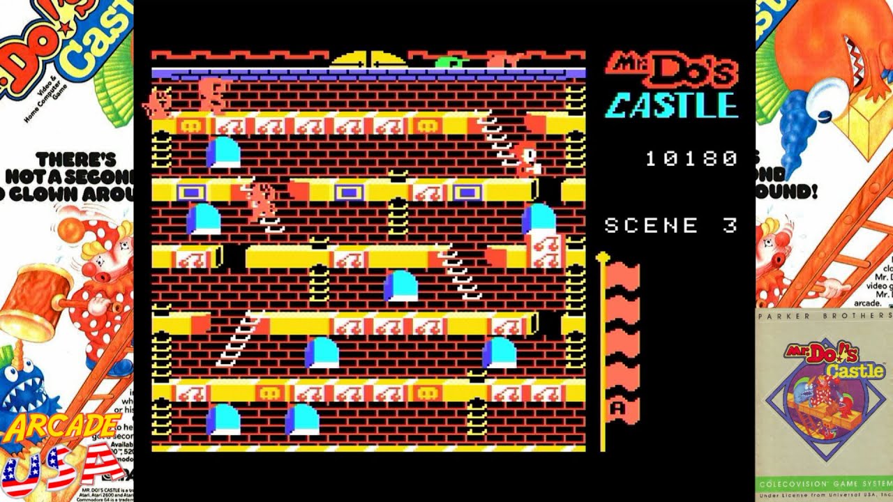 Mr Do's Castle! (Colecovision) - YouTube