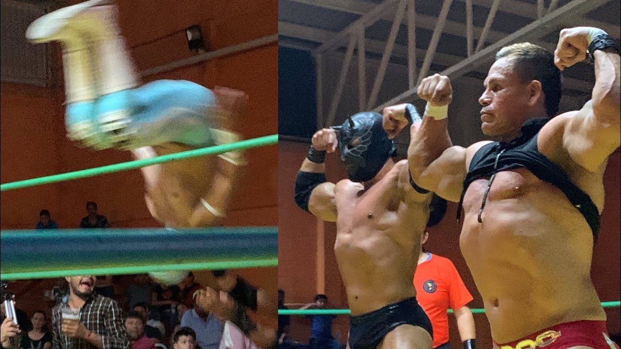 Konnan Big, Zumbido y Ángel Azteca Jr Vs Ángel Negro, El Símbolo y ...