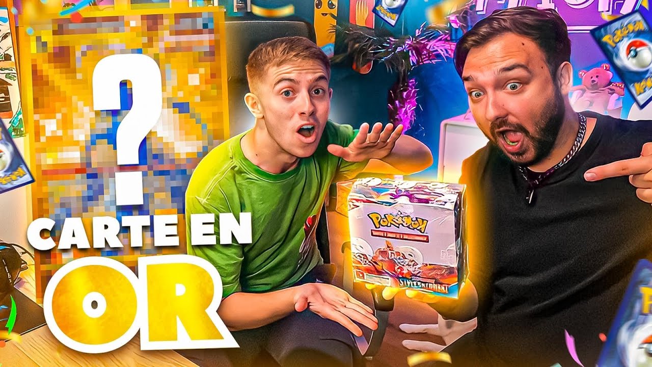 CARTE POKEMON GOLD ! MICHOU VS DAVIDLAFARGEPOKEMON BATTLE D'OUVERTURE ...
