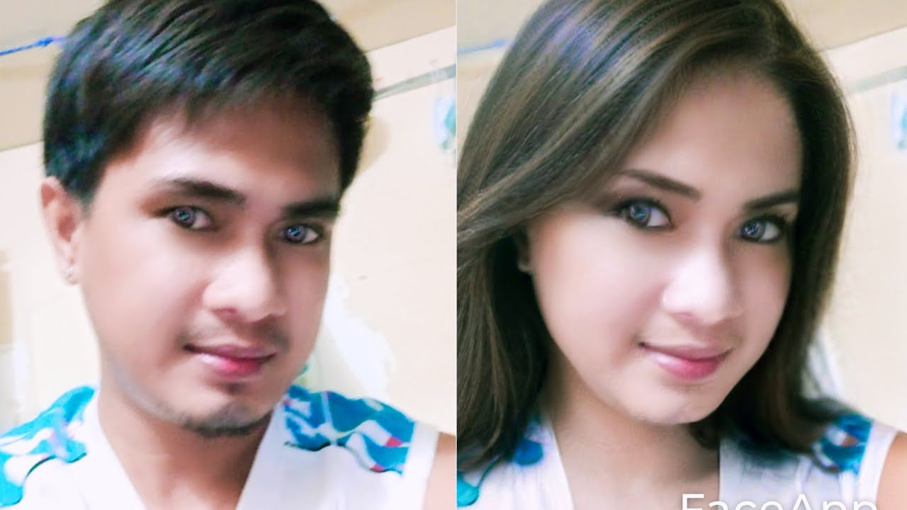 Face app transformation - YouTube