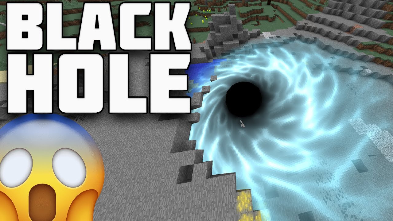 black hole in minecraft how did she get here - YouTube
