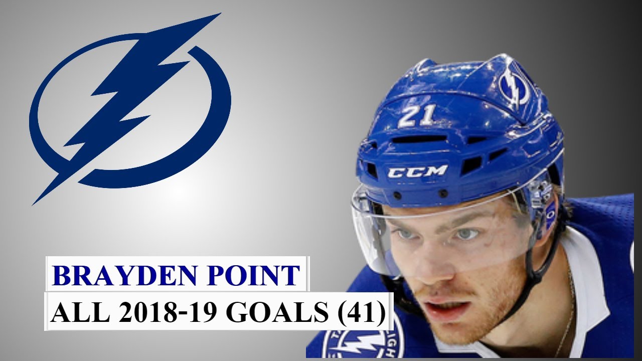 Brayden Point (#21) All 41 Goals of the 2018-19 NHL Season - YouTube