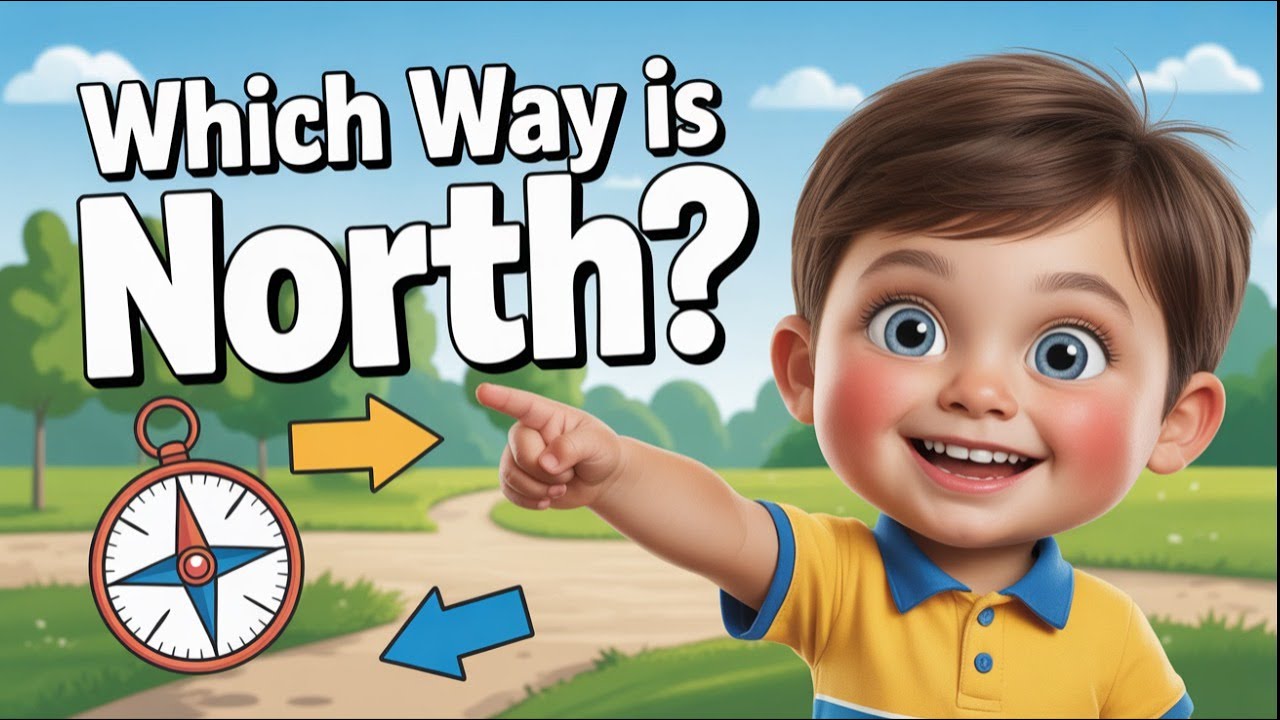 "Never Get Lost Again! Master the 4 Cardinal Directions 🌍🧭""N,S,E,W ...