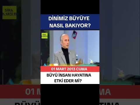 Dinimiz büyüye nasıl bakıyor? Yaşar Nuri Öztürk & Saba Tümer #Büyü 