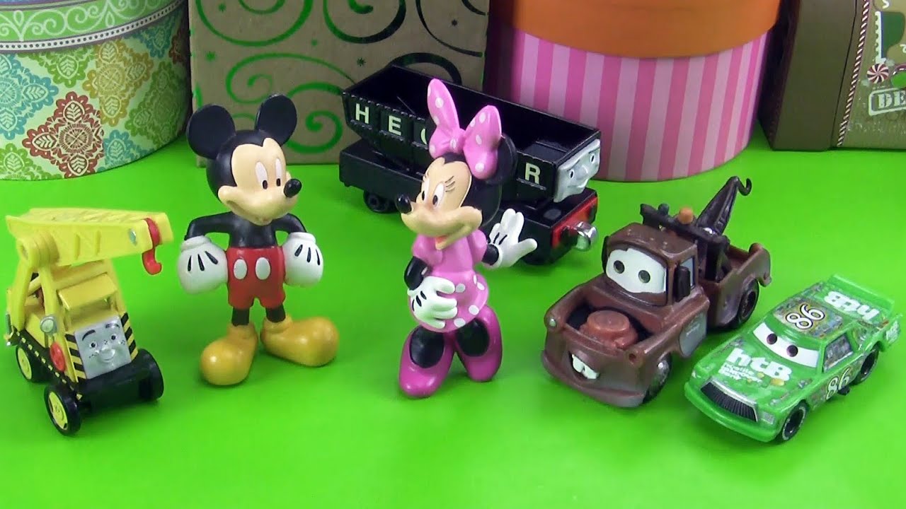 Disney Surprise with Mickey Mouse Minnie Mouse Mater Chick Hicks Plus ...