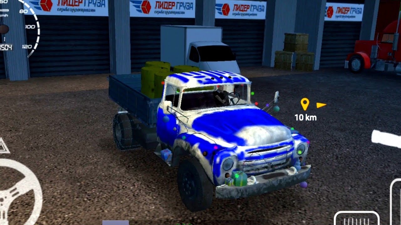 russian car driver zil 130 nuclear load the truck game play video - YouTube