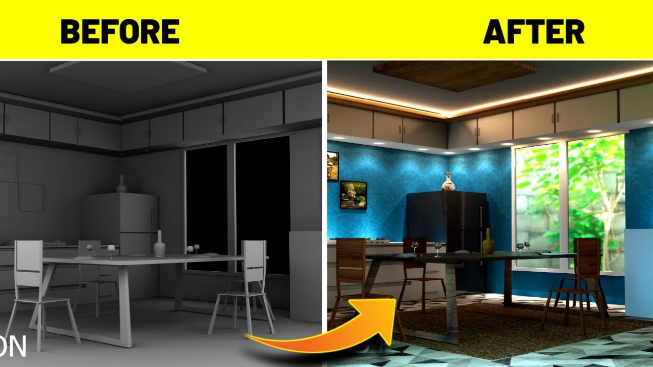 Maya Interior Design tutorial | Maya living room tutorial | Maac ...