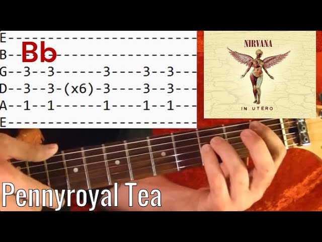 Nirvana Pennyroyal Tea Chords