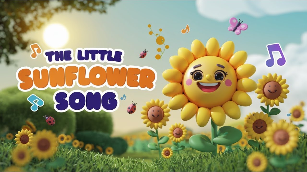 "The Little Sunflower Song | Fun Educational Song for Kids | Kidslore ...
