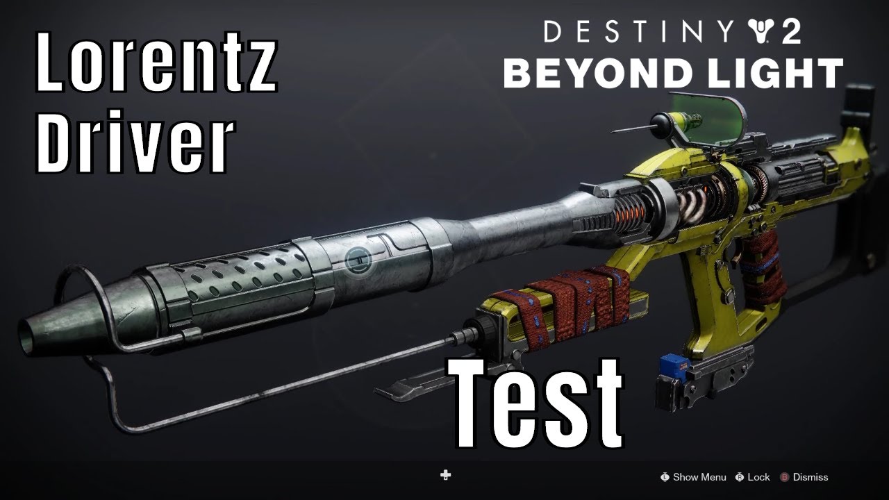 Destiny 2 Beyond Light: Lorentz Driver Test (PC No Commentary) - YouTube