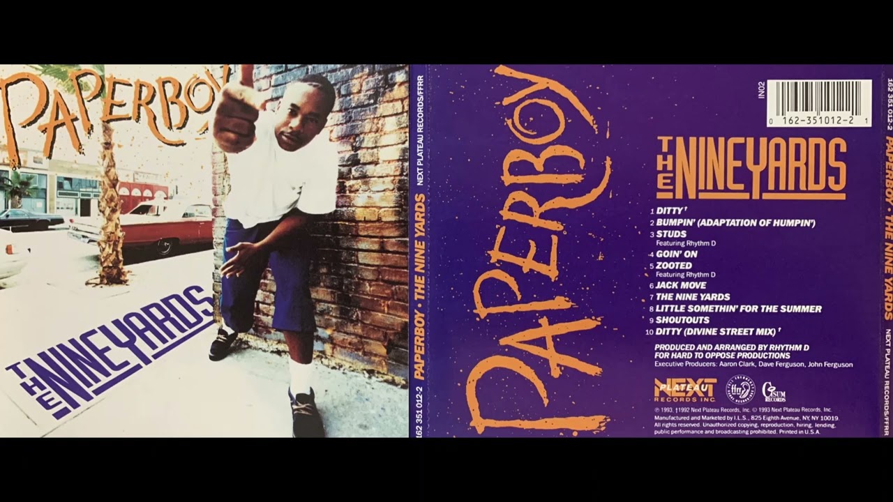 Paperboy - Rhythm D (1. Ditty - LP EXPLICIT VERSION - USA CD) The Nine ...