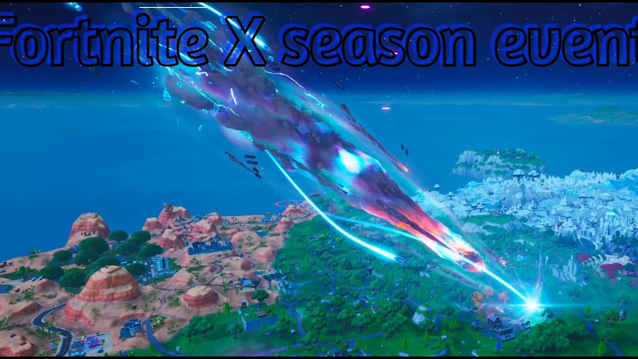 (BEST VIEW) Event "The End" fortnite Chapter 1 season X - YouTube