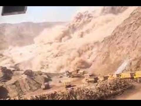 Huge mine collapse in Inner Mongolia, China causes180 m slope to become ...