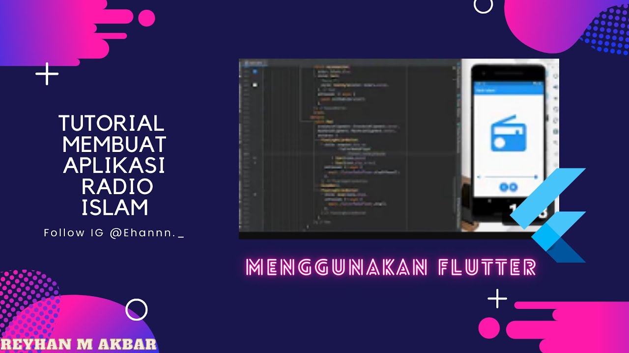 Menjelaskan Codingan dari aplikasi Radio islam menggunakan flutter ...