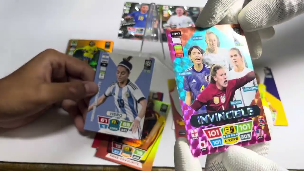 Invincible ! Panini Fifa Womens World Cup Mega Starter - YouTube