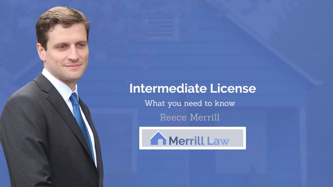 Intermediate License | Merrill Law, Everett, WA - YouTube