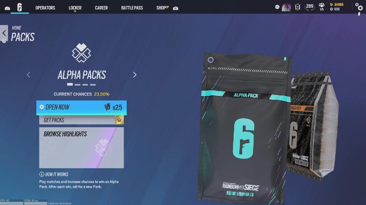 Opening 25 Alpha Pack R6 - YouTube