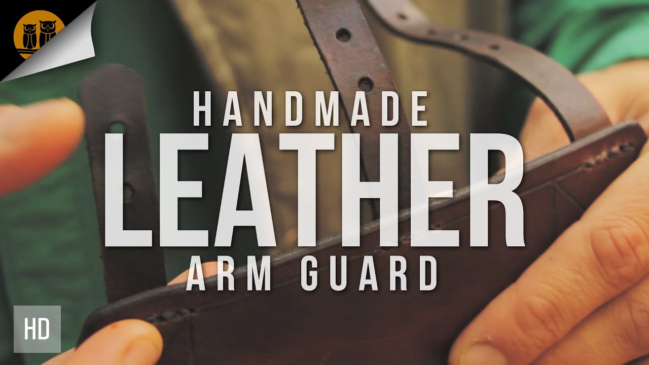 DIY Leather Archery Arm Guard - YouTube
