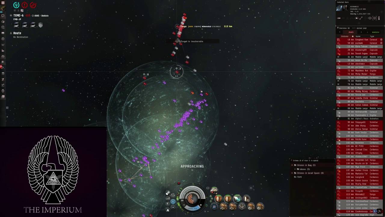 EVE Online - Imperium vs darkness and co - YouTube