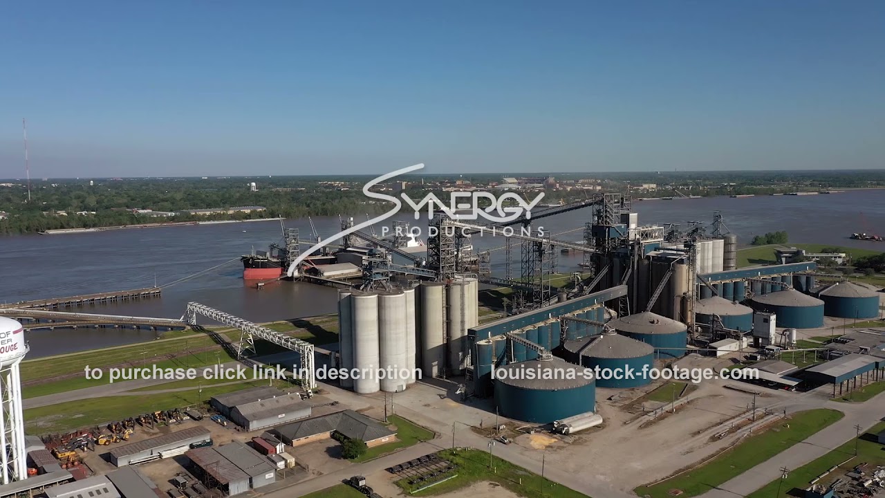 3001 shipping port of Baton Rouge Louisiana drone - YouTube