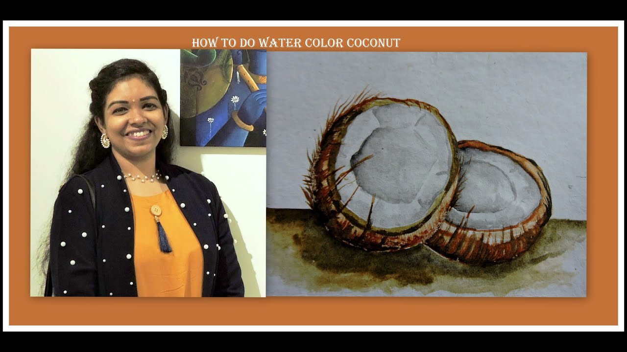 How to do Coconut water colors - YouTube