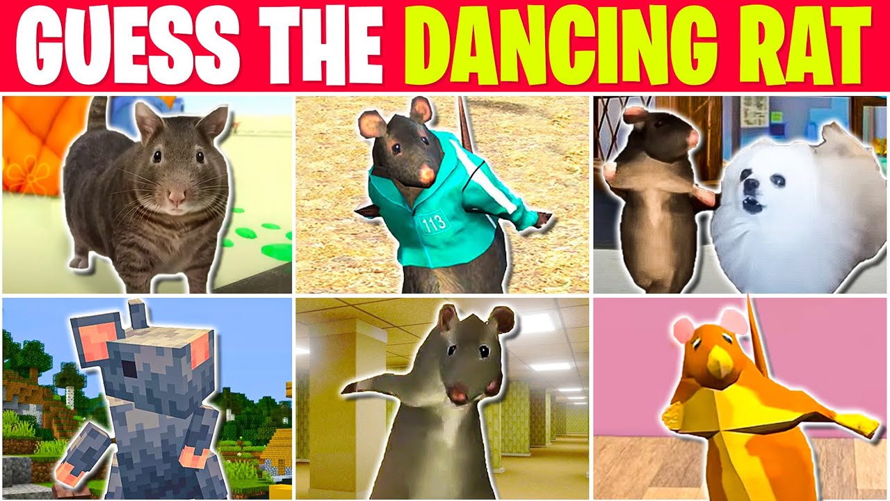 Guess The Dancing Rat Meme 🐀🕺🏻(Chess Type Beat) But in Different ...