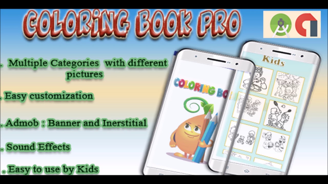 Color Book Pro with Admob - YouTube