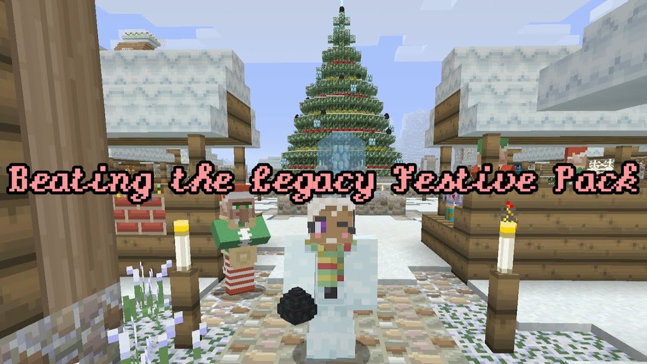 The Minecraft Legacy Console Edition Festive Pack Experience - YouTube
