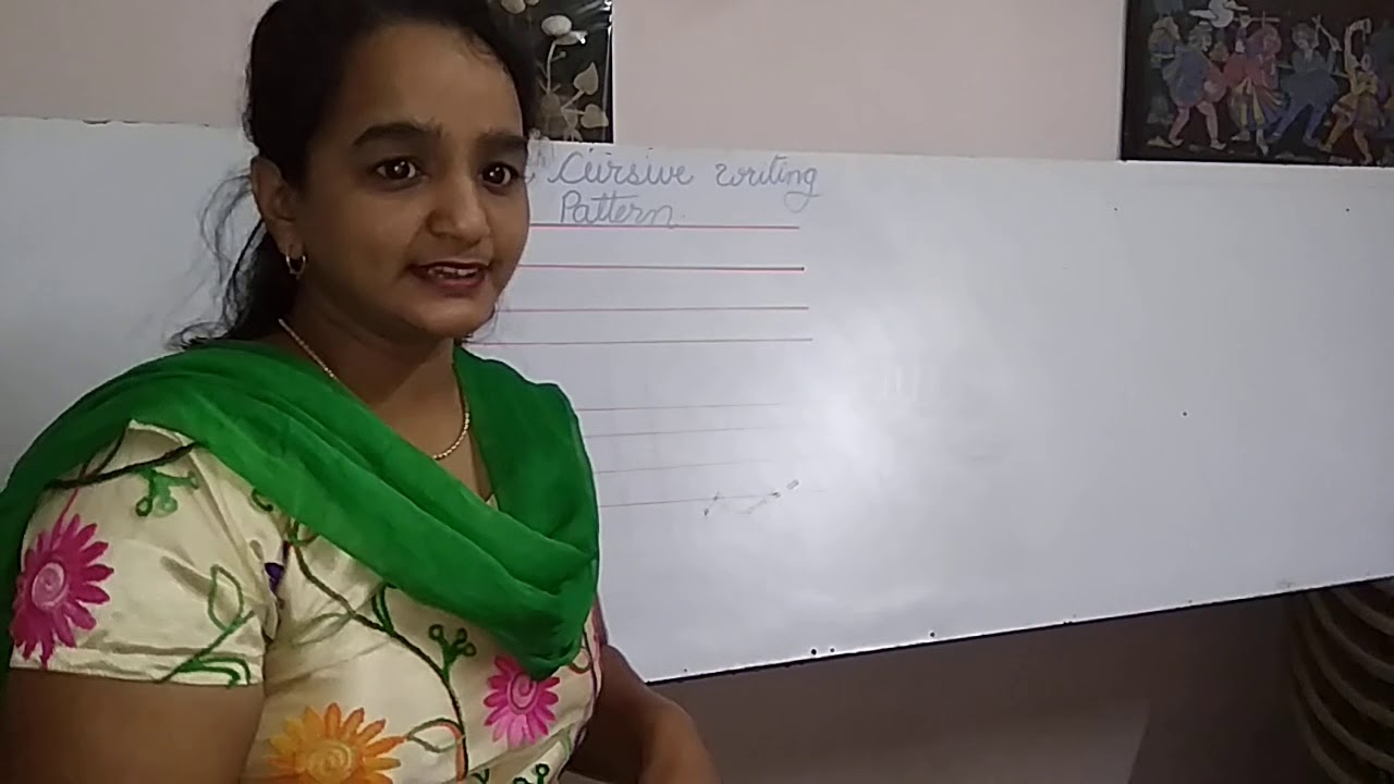 Cursive writing pattern CCC - YouTube