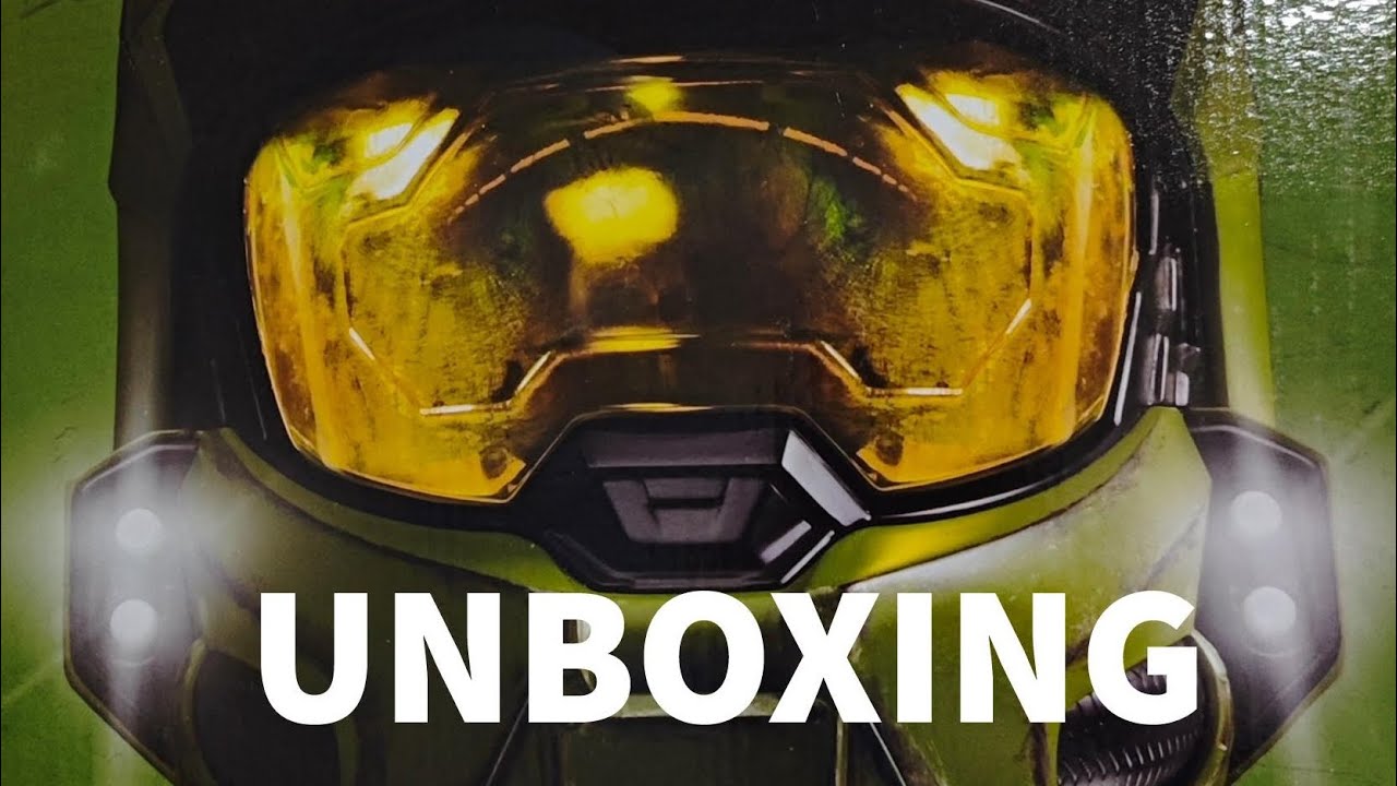 UNBOXING CAPACETE MASTER CHIEF HALO INFINITE (Halo Master Chief Deluxe ...