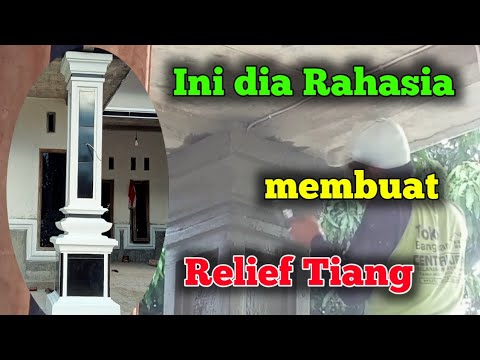 Tutorial Relief Tiang Teras - YouTube